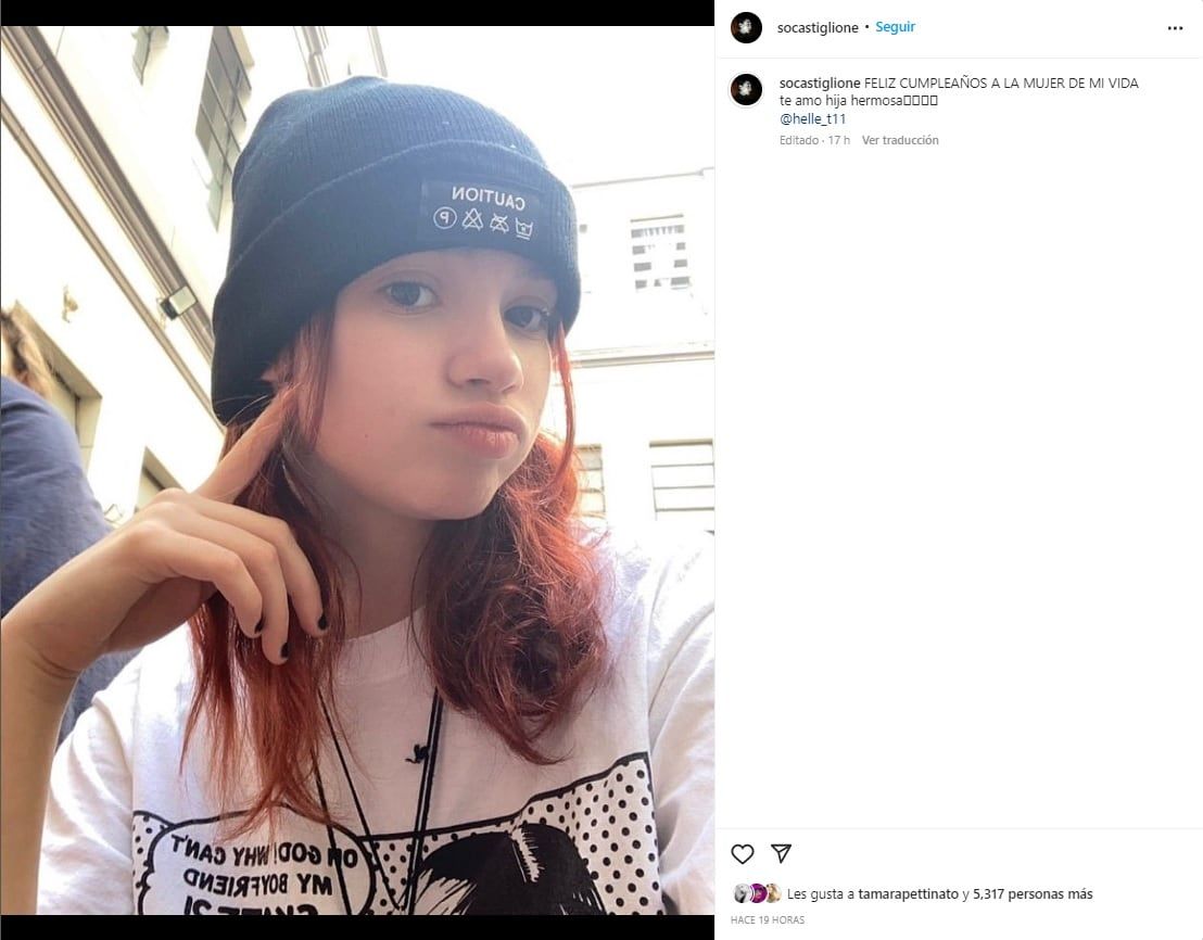 Así está hoy Helena, la hija de Sofía Gala y nieta de Moria Casán, que cumplió 14 años