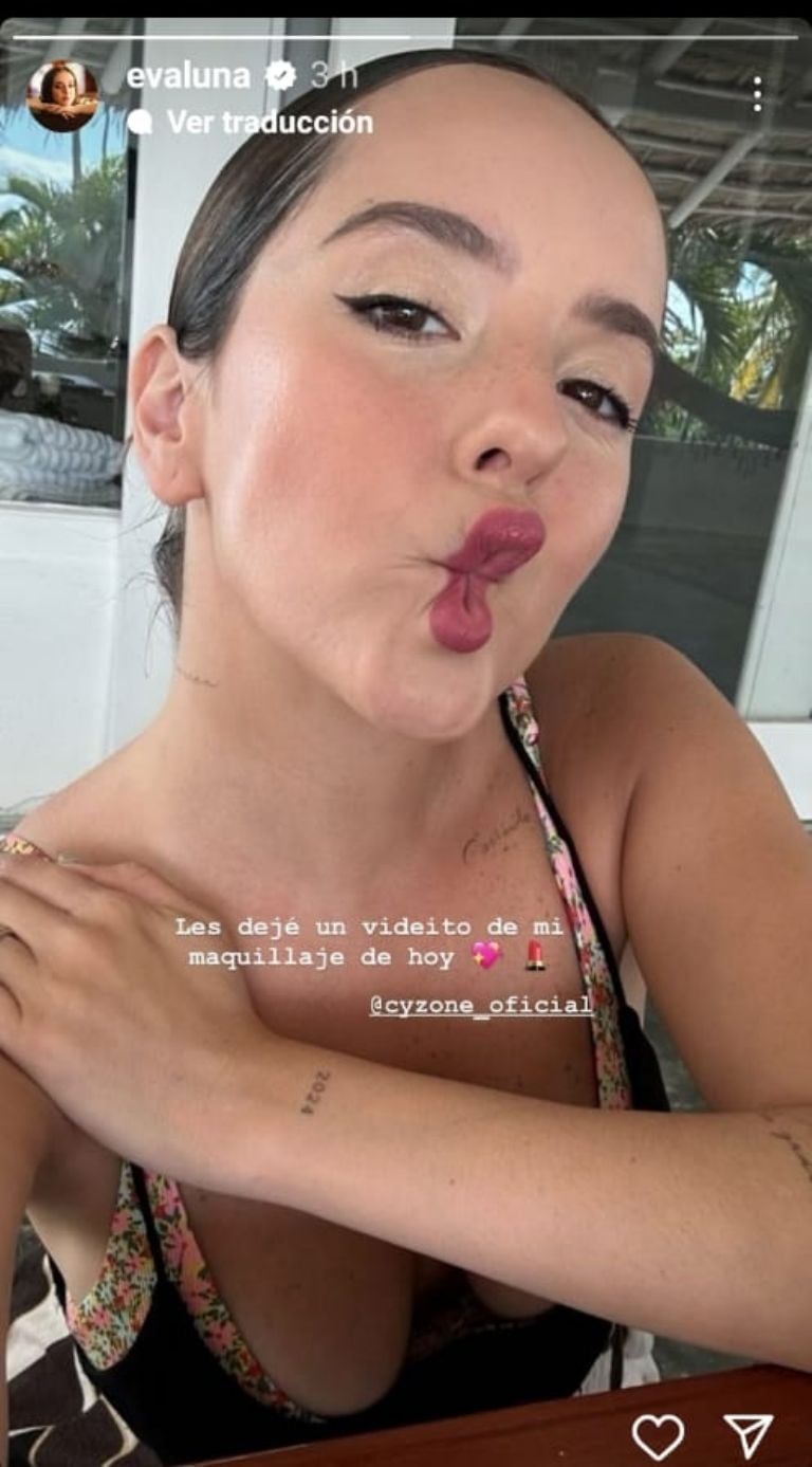 Evaluna Montaner mostró en bikini su nueva figura tras a dar a luz a Índigo