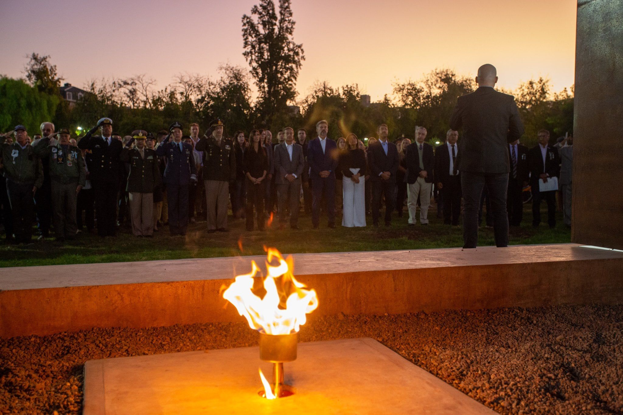 Memorial de las Malvinas en el Parque Central
