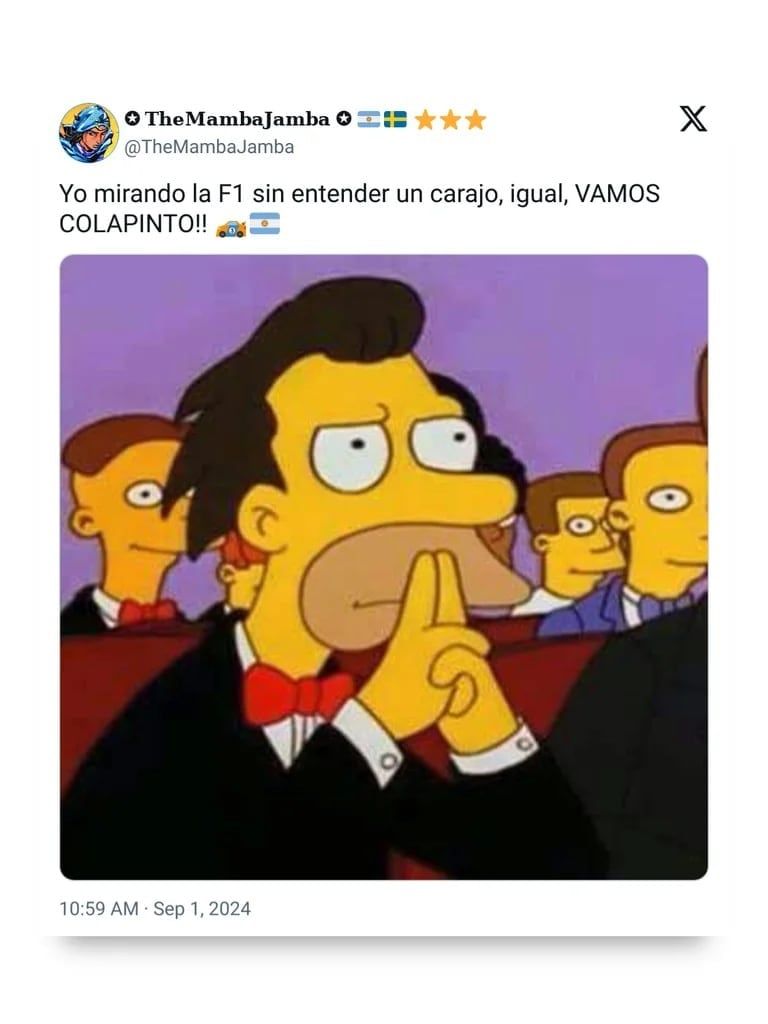 Los mejores memes que dejó el espectacular debut de Franco Colapinto en ...