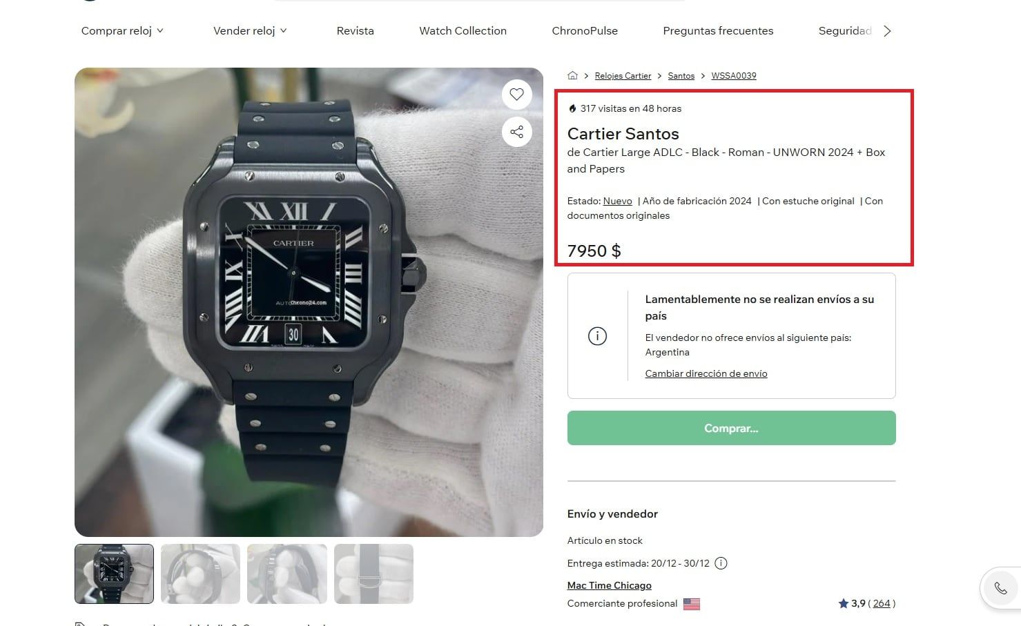 Cuánto cuesta el polémico reloj Cartier que Wanda Nara le compró a ...