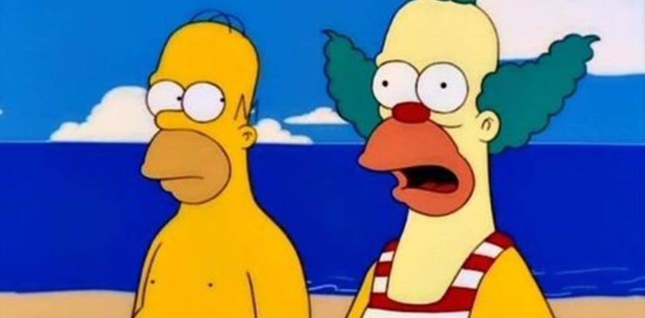 Se supo la verdad sobre los parecidos de Krusty el payaso y Homero Simpson: ¿son hermanos?
