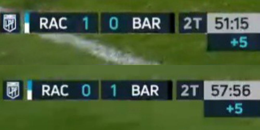Escándalo. Racing ganaba en el final pero el VAR lo dio vuelta: penal ...