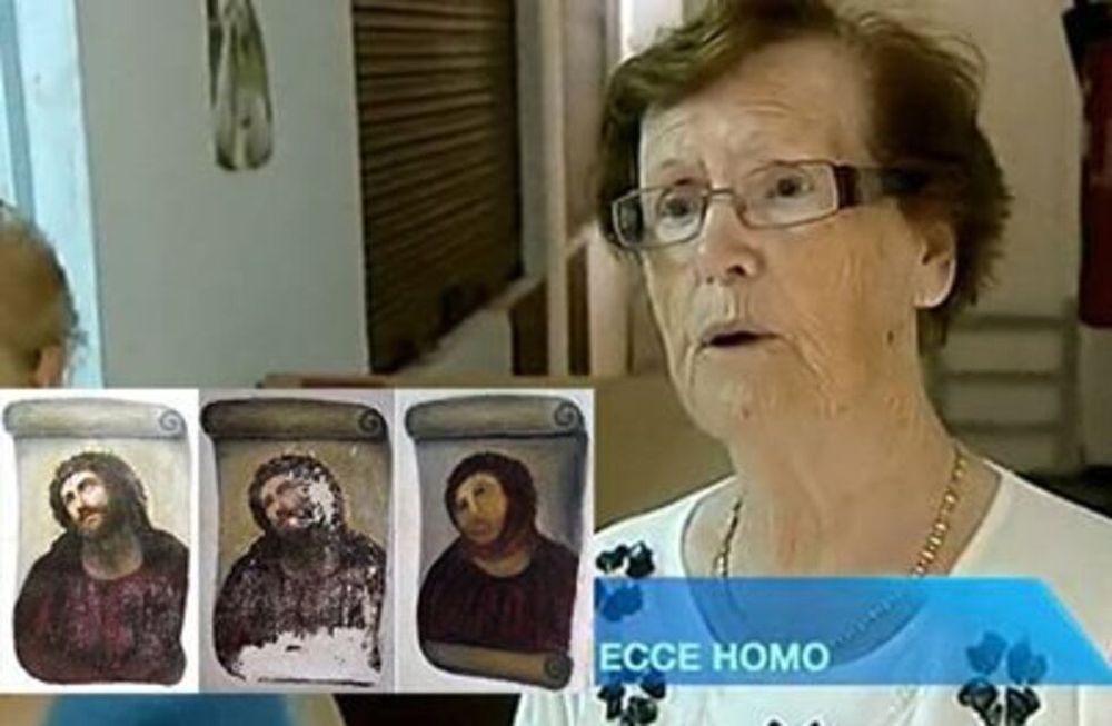 La "restauradora" del Ecce Homo cobrará regalías