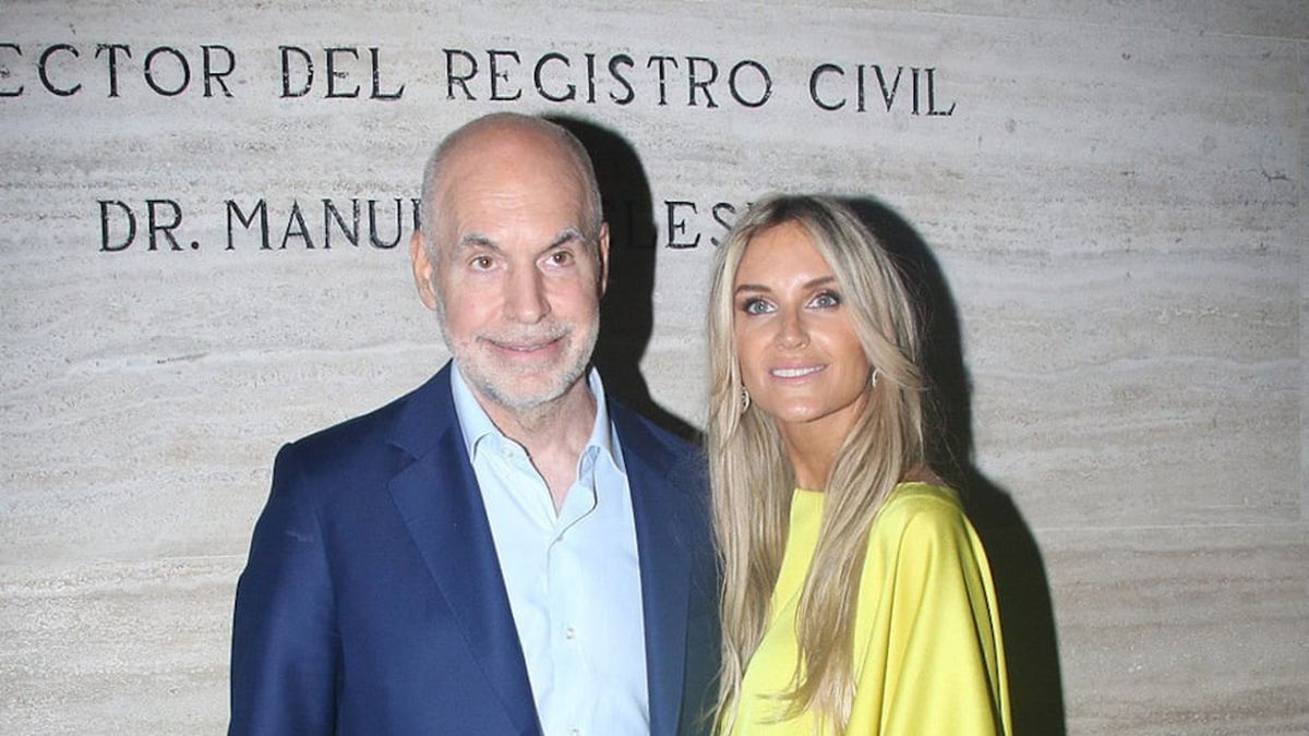 Horacio Rodríguez Larreta se casó con Milagros Maylin tras dos años de ...
