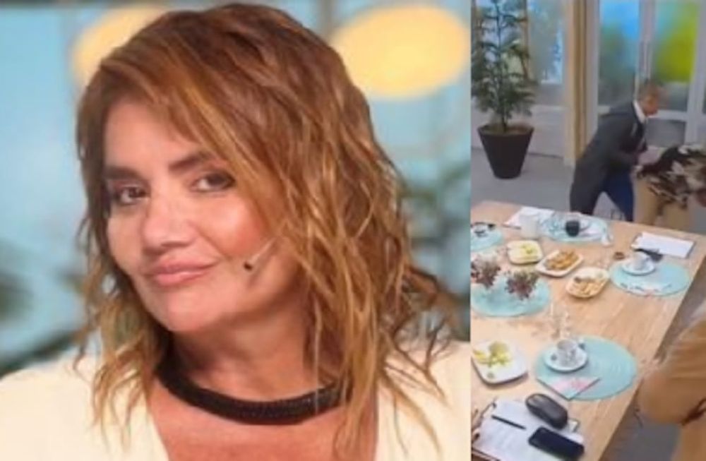 Nancy Pazos protagonizó un nuevo blooper en vivo, se golpeó en “el ... Nancy Pazos protagonizó un nuevo blooper en vivo, se golpeó en “el ...