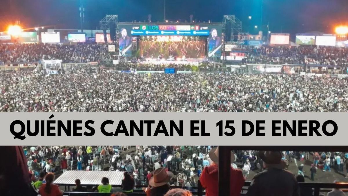 Jesús María 2026: quiénes cantan hoy, jueves 15 de enero, y dónde verlo ...