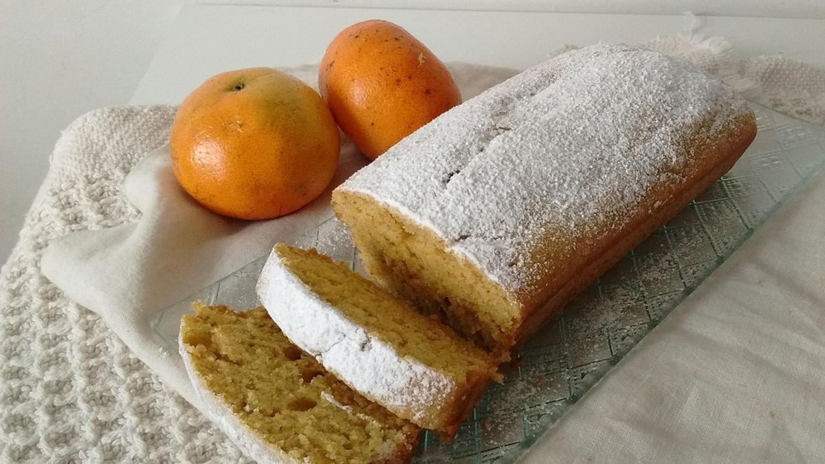 El budín más esponjoso que hayas visto con solo 2 mandarinas y algunos ...