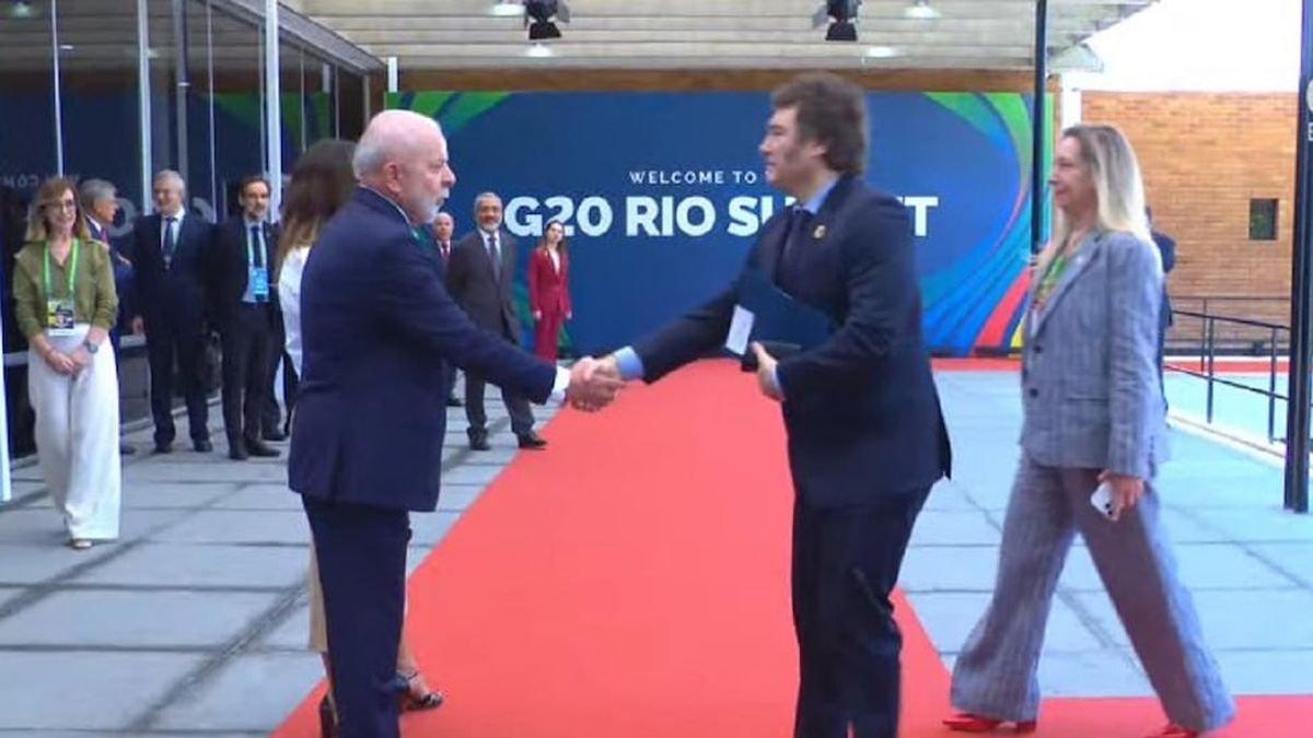 Milei, en la Cumbre del G20: así fue su frío saludo con Lula