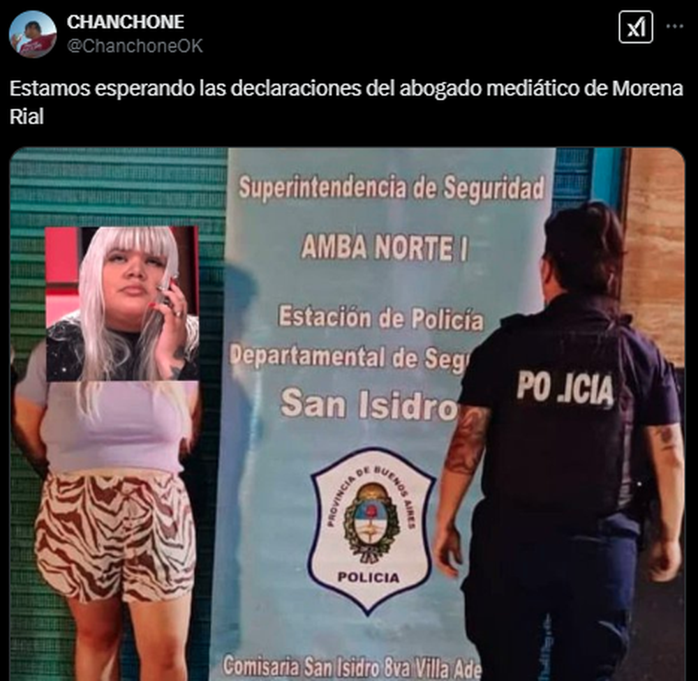 Morena Rial fue detenida, los memes no tardaron en llegar y ya son ...
