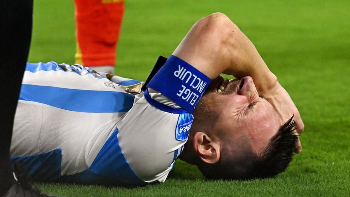 Así quedó el tobillo de Lionel Messi después de la final de la Copa ...