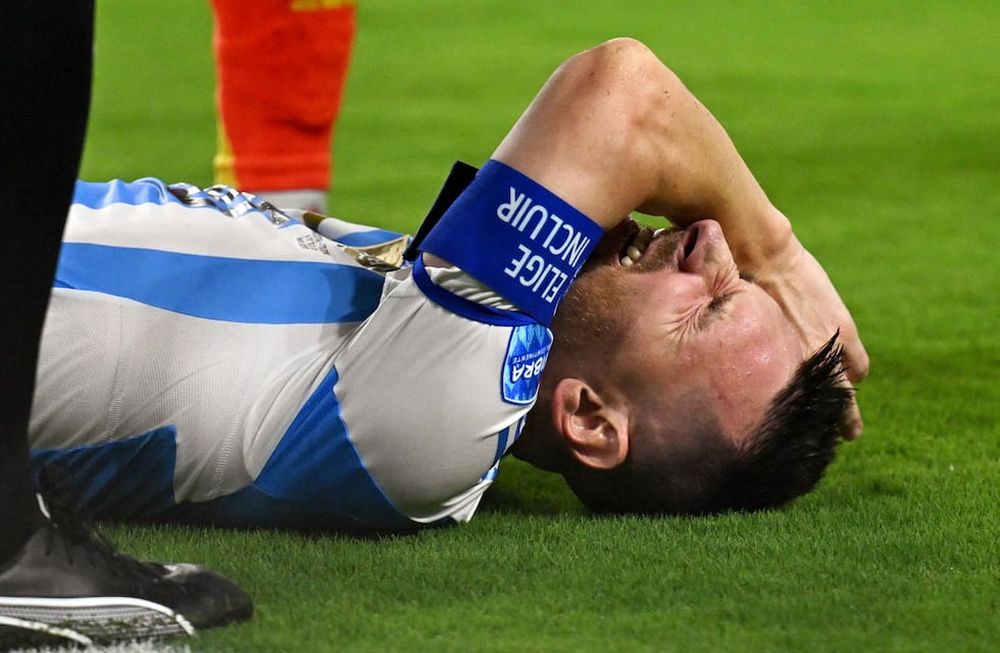 Así quedó el tobillo de Lionel Messi después de la final de la Copa ...