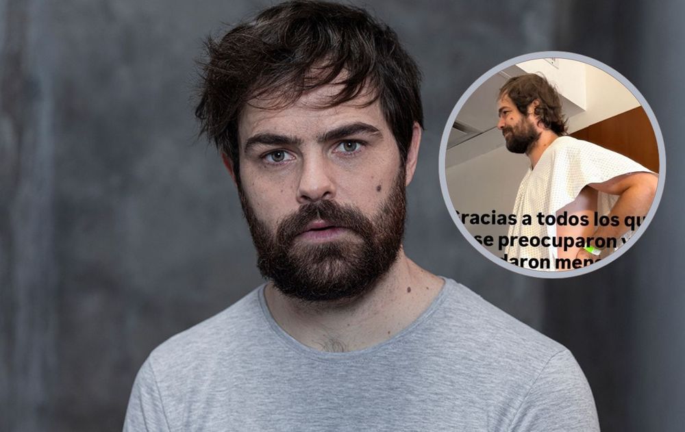 Ya estoy operado: Peter Lanzani subió una reveladora foto en bata desde ...