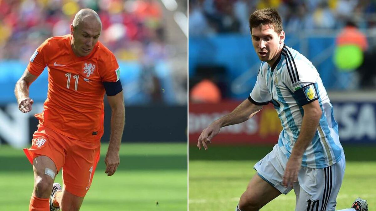 Robben vs Messi: los mejores cara a cara