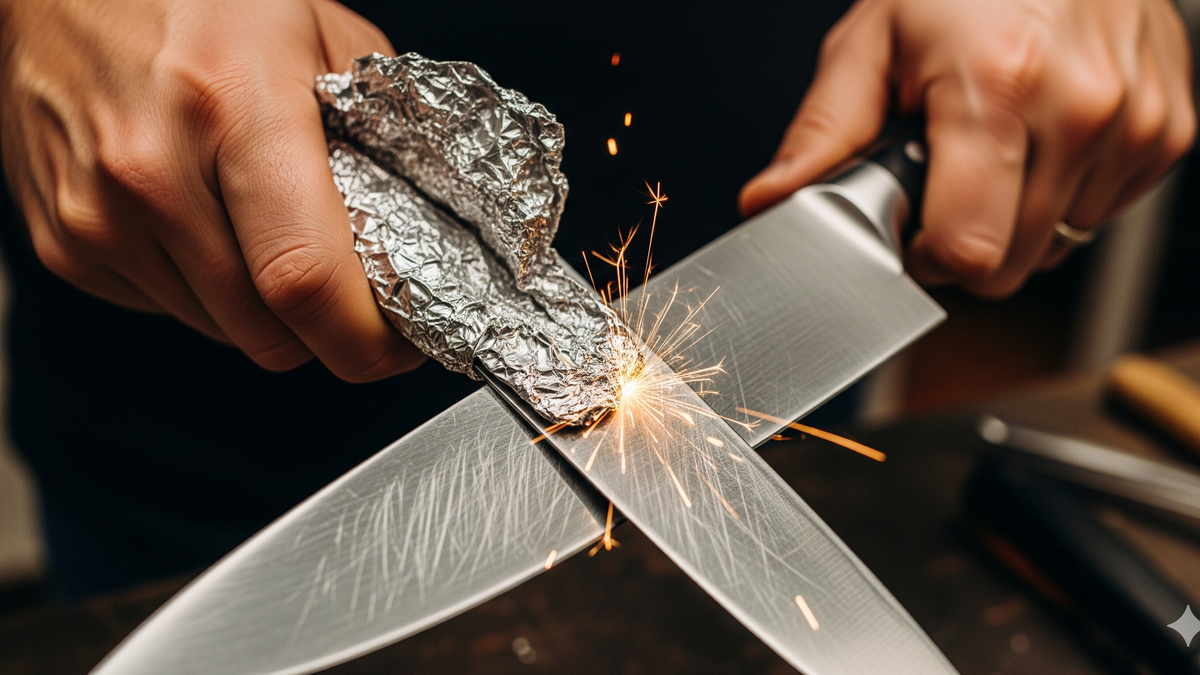 Afila cuchillos sin filo en 60 segundos usando este truco infalible con ...