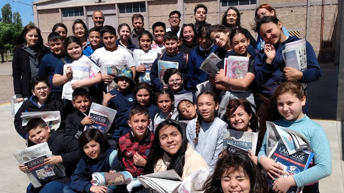 Los chicos de la Escuela Nº 1-004 “Guillermo Rawson”, de Godoy Cruz ...