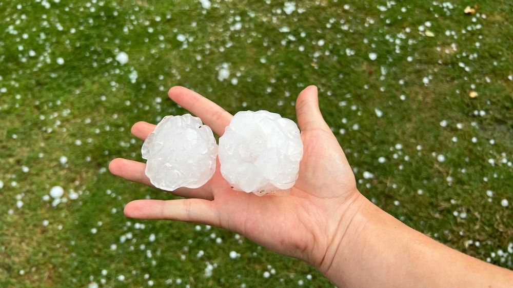 Una intensa tormenta de granizo afectó a varias zonas de Mendoza: hay ...
