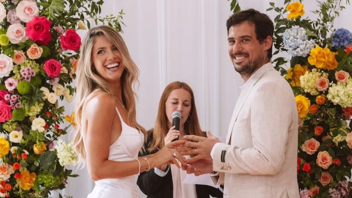 Se casaron Stephanie Demner y Diego Pella: los detalles del civil y los ...