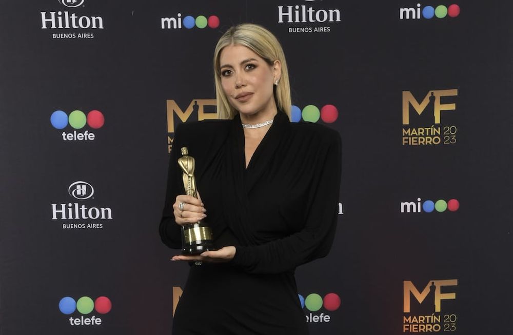Wanda Nara cambió su look y se mostró más diosa que nunca en los Martín ...