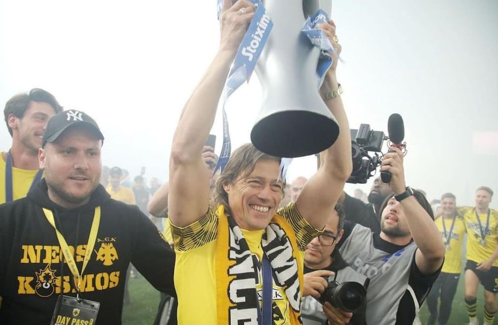 La inesperada reacción de Matías Almeyda tras ser campeón en Grecia con el AEK Atenas