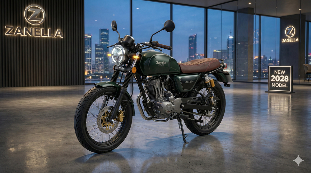 Así se vería la nueva Zanella 100 cc: la versión 2028 de la histórica moto