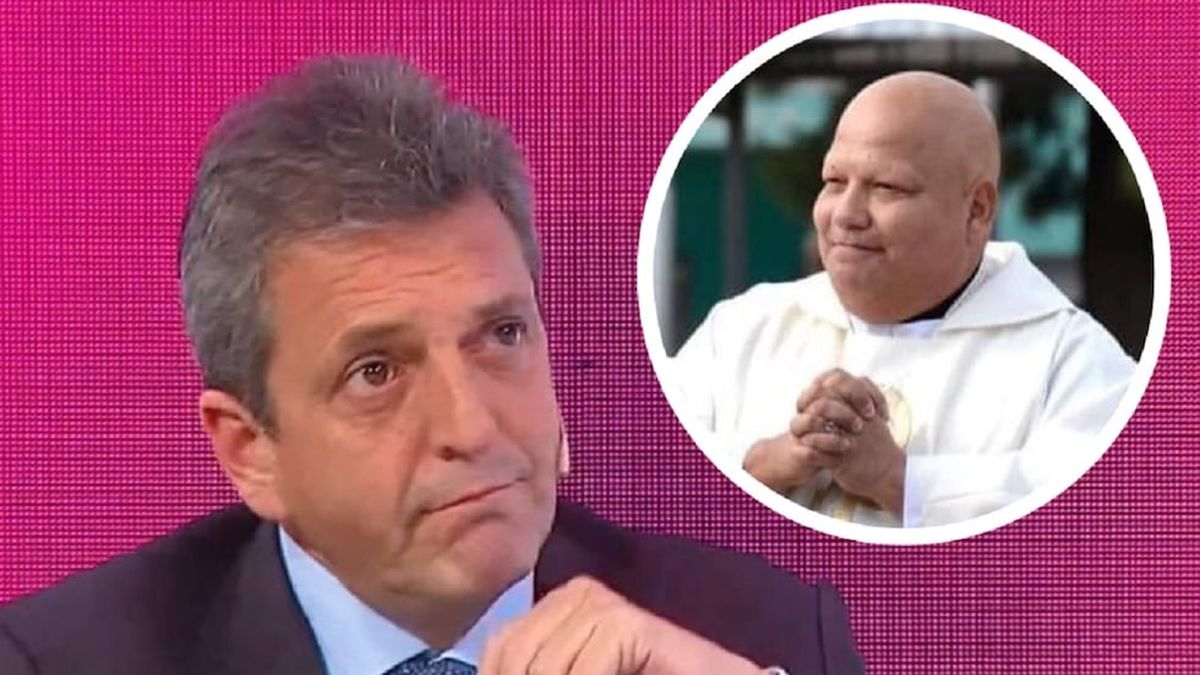 Massa dijo que tomó mate hace poco con el padre Bachi, un cura villero ...