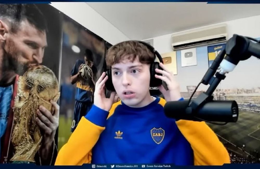 Quién es Davoo Xeneize, el streamer criticado por el Kun Agüero