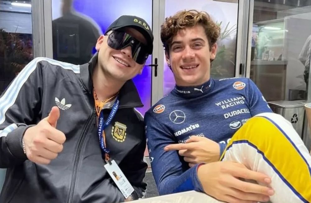 No es Red Bull: el guiño de Bizarrap con una escudería de F1 que ilusiona a Franco Colapinto