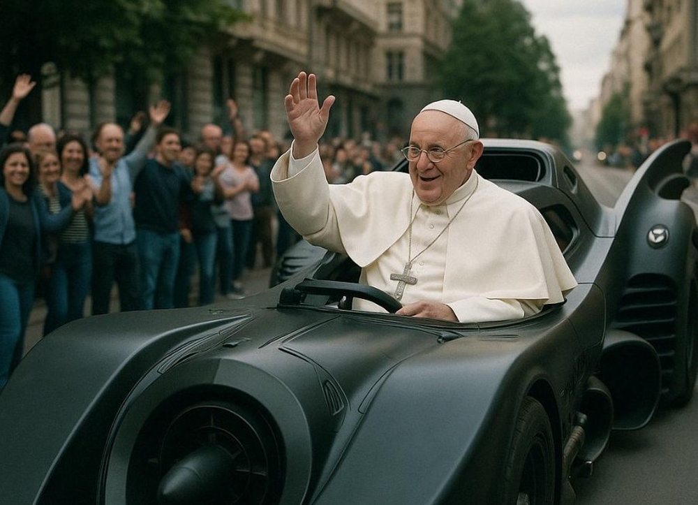 Una conductora de TV confundió el papamóvil con el batimóvil y generó ...