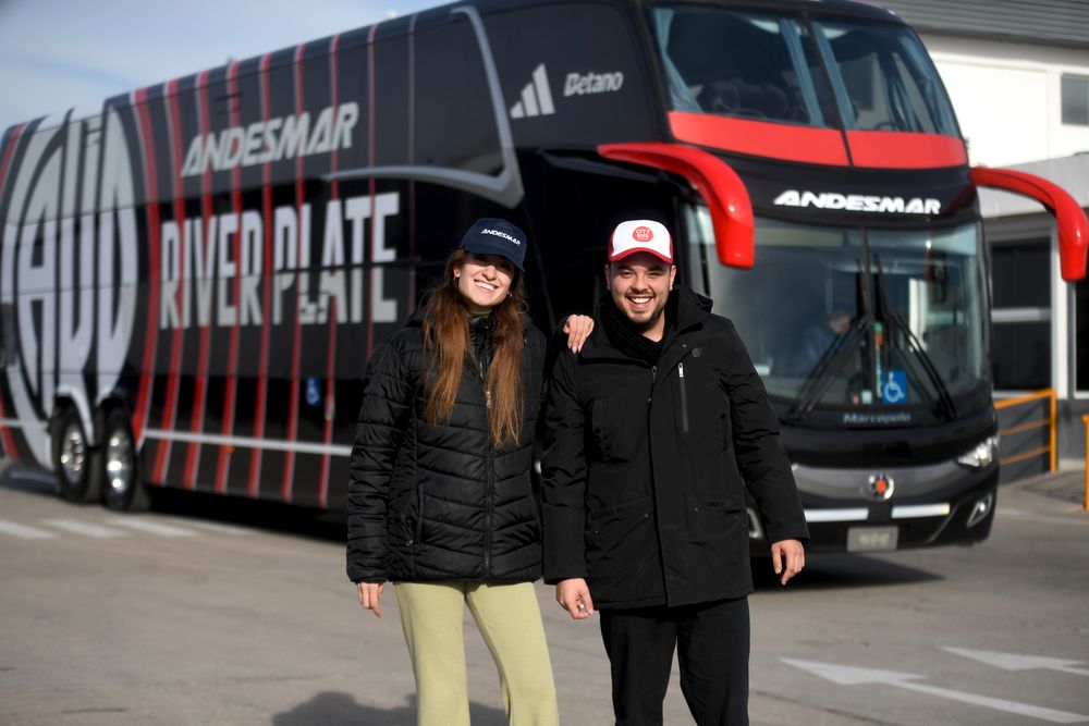 Una empresa de Mendoza se convirtió en el transporte oficial de River Plate