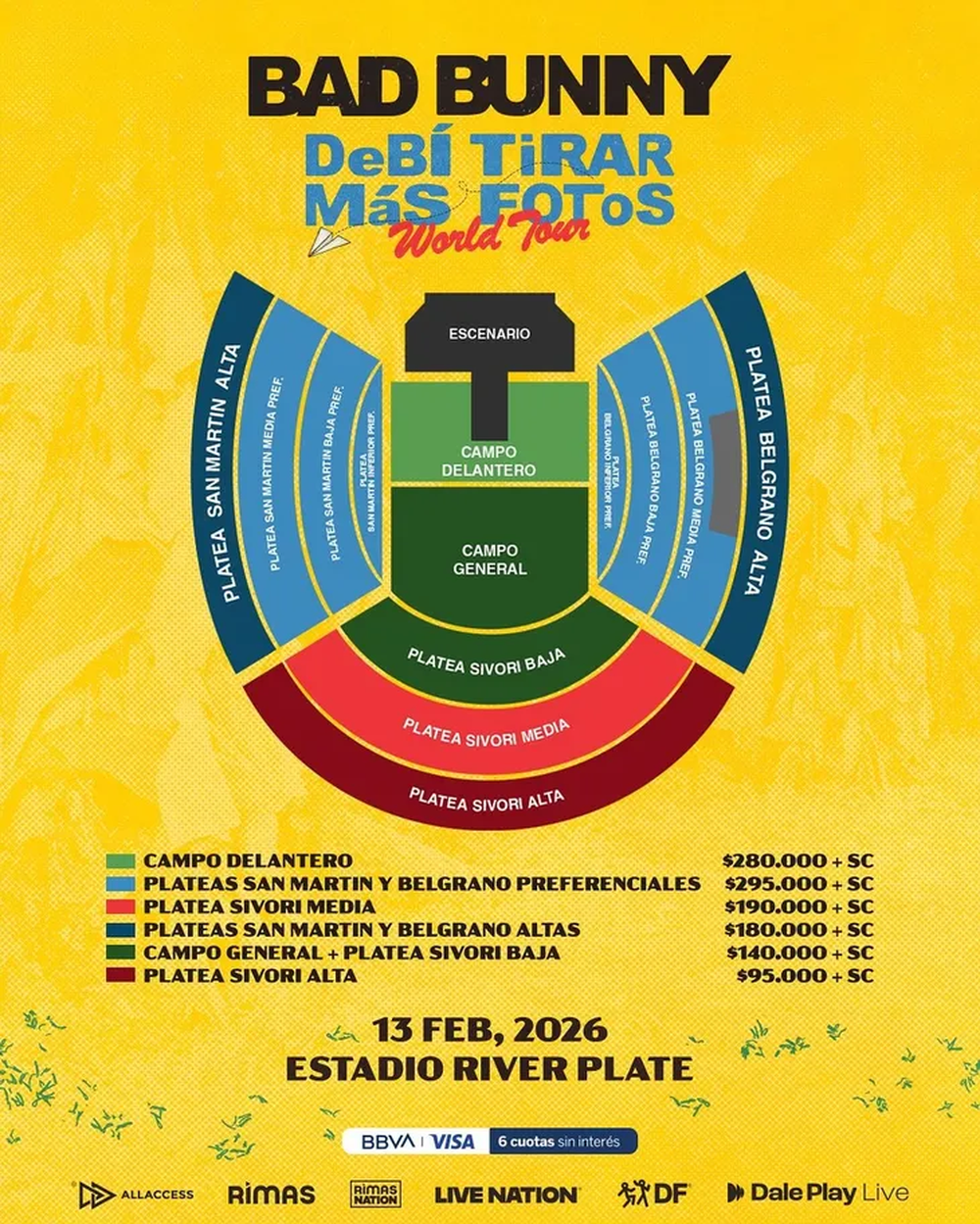 Bad Bunny en Argentina: gran expectativa por la venta de entradas. ¿Agrega más funciones?