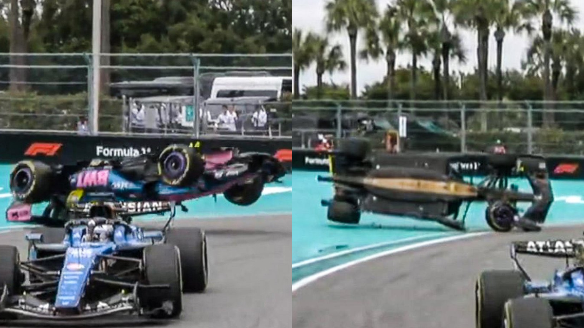 De cabeza en el asfalto: así fue el espectacular choque de Pierre Gasly ...