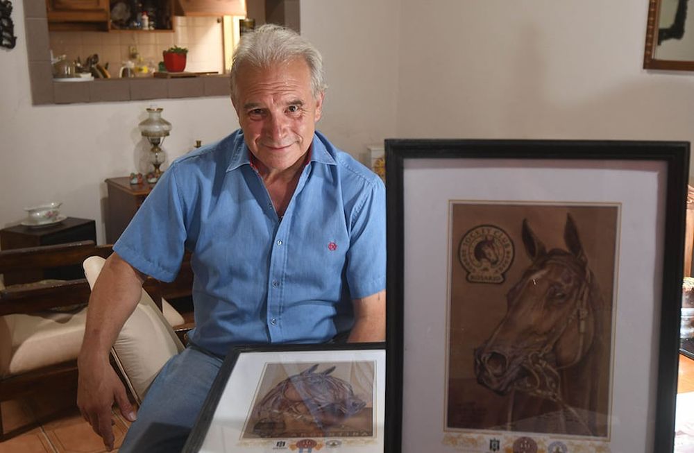 José Lardone, el artista que pinta con vino Malbec, dedica su nueva ...