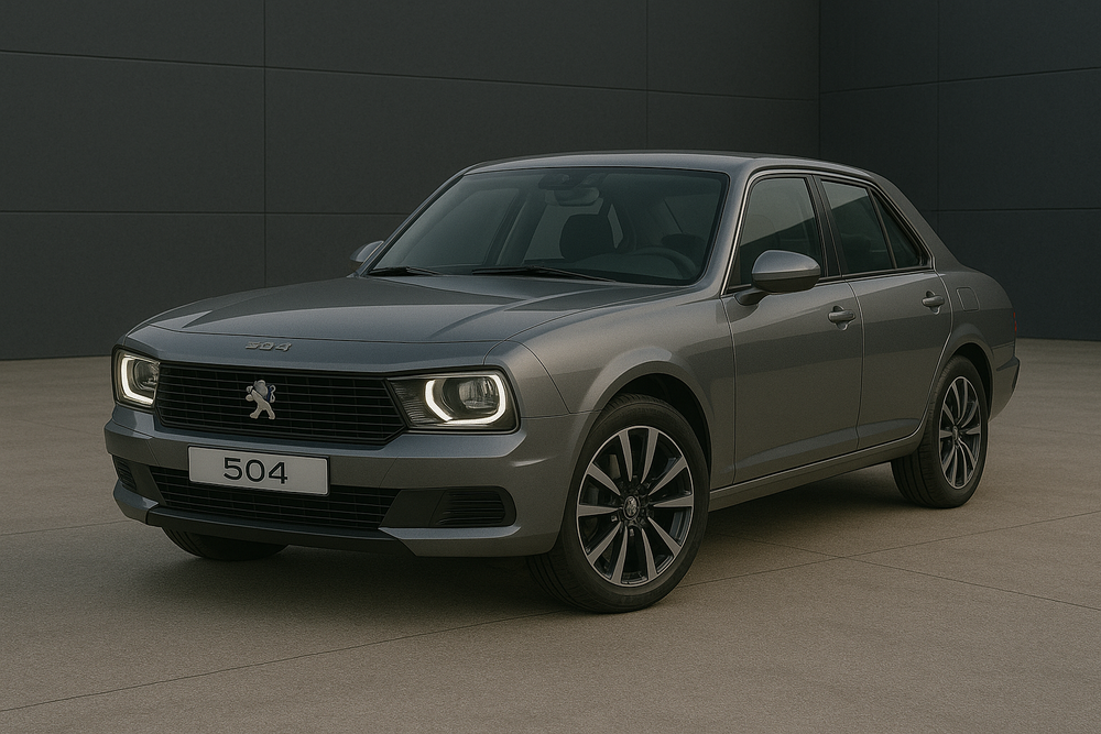 Así sería el nuevo Peugeot 504: la versión 2026 del histórico automóvil