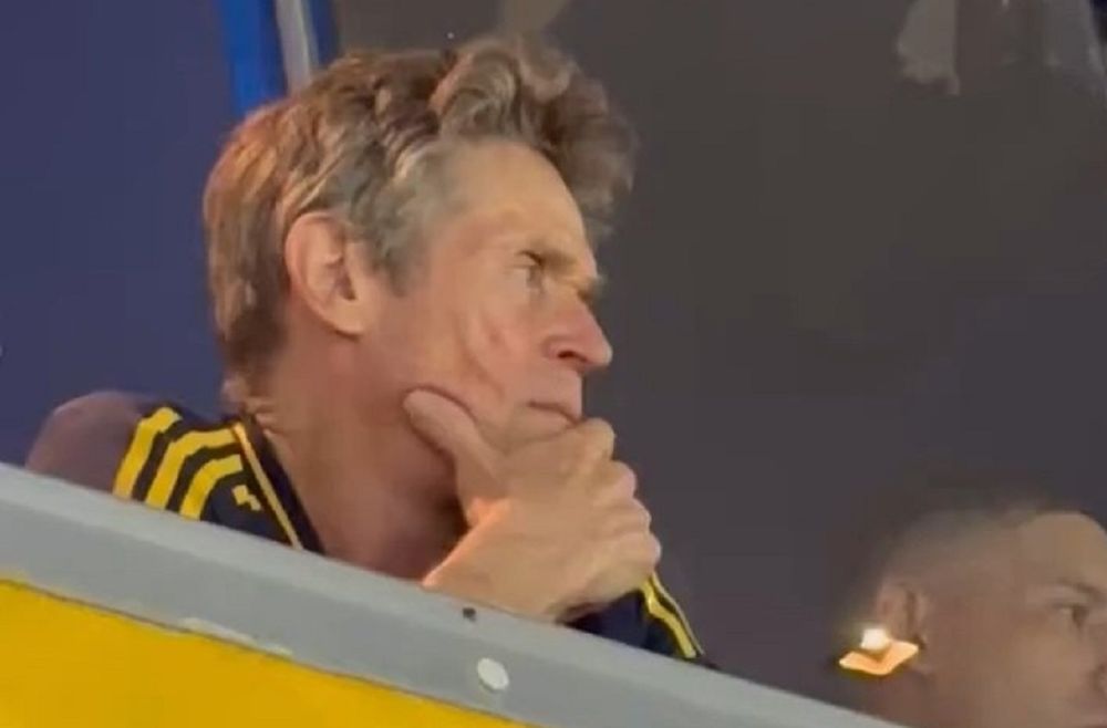 Willem Dafoe, el duende bostero que festejó en la Bombonera: así fue la ...