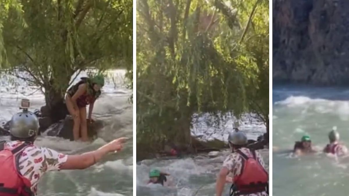 Hacía rafting, se cayó al río Atuel, se la llevó la corriente y su ...
