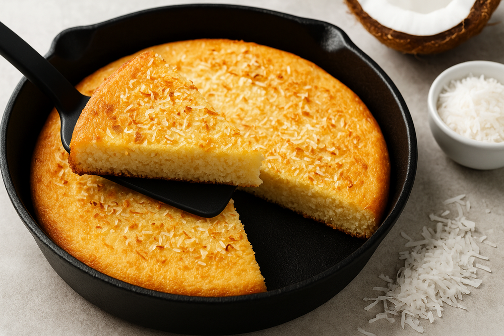 Listo en 5 minutos: este pan de coco es ideal para tu desayuno saludable