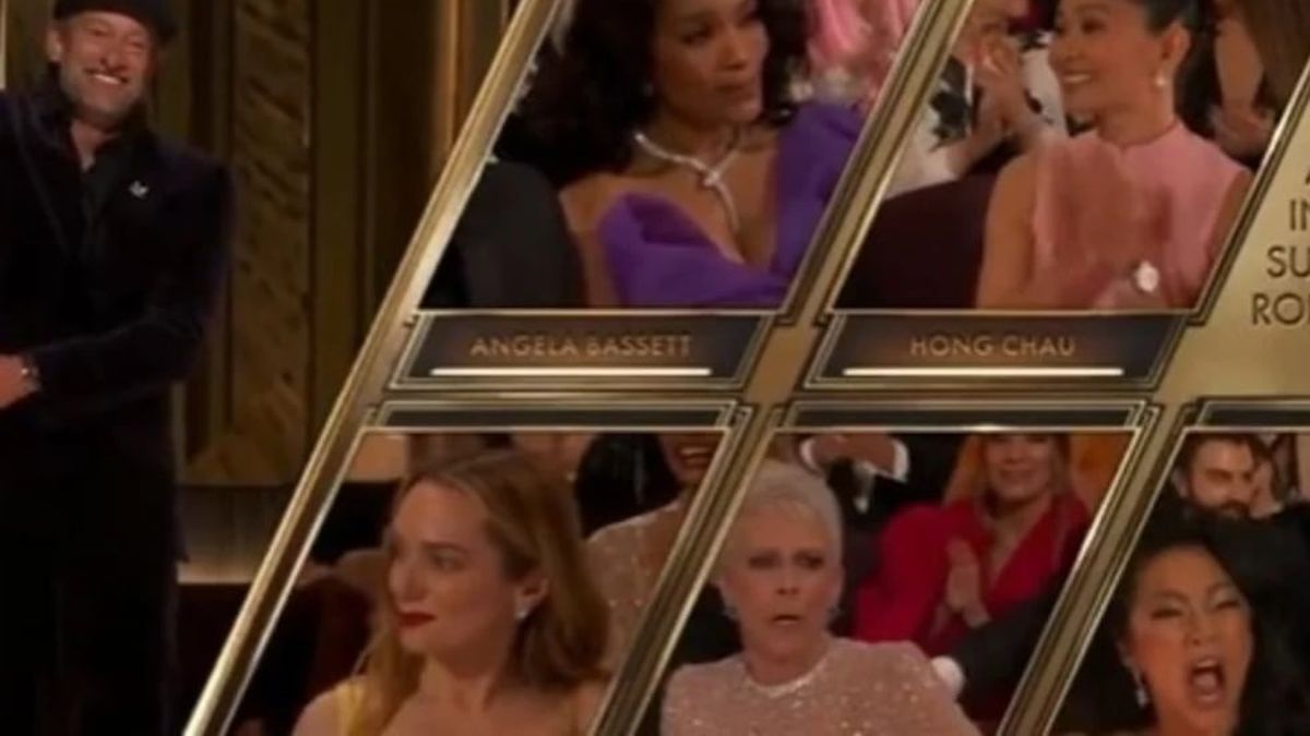 Video incómodo: la cara de Angela Basset al perder el Oscar ante Jamie ...