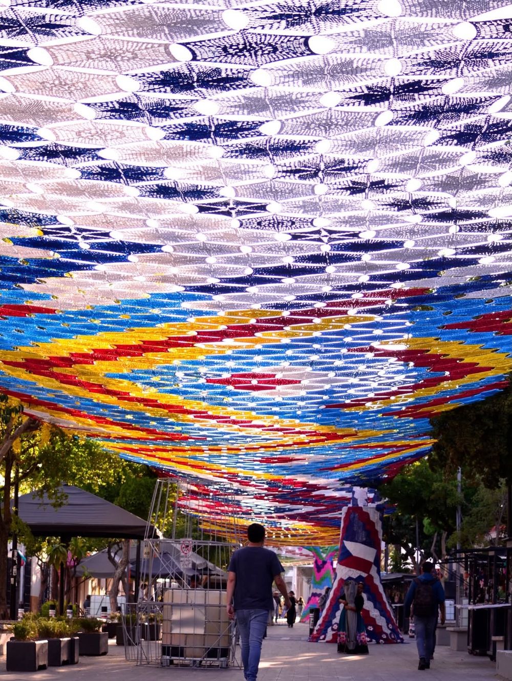 Guadalajara se vistió de Mundial con un cielo tejido de 220 metros