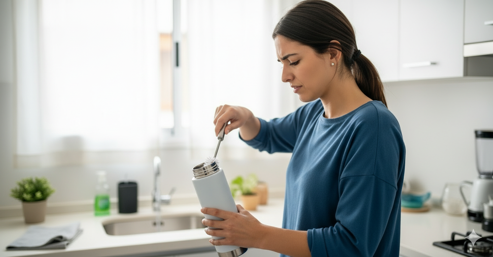 Cómo quitar el mal olor de las botellas reutilizables de plástico o ...