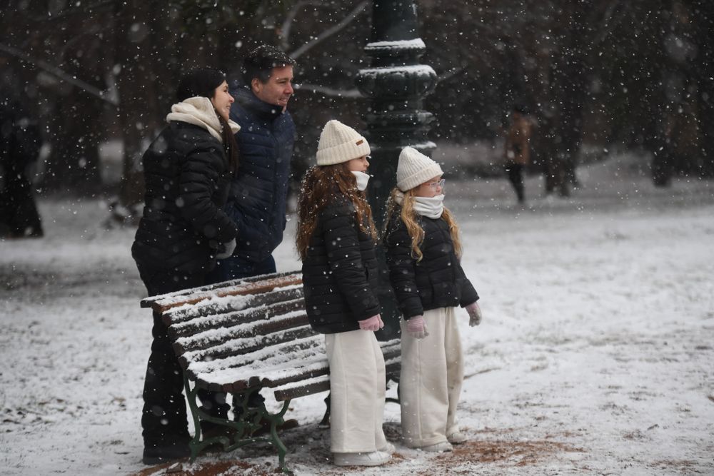 Galería de fotos: así está Mendoza bajo la nieve en medio de la ola polar
