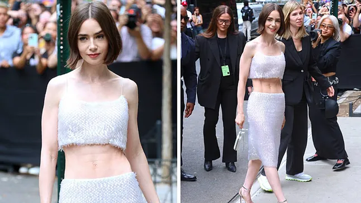 Fans de Lily Collins se alarman por su extrema delgadez