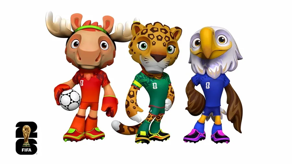 Un alce, un jaguar y un águila: la FIFA presentó las mascotas oficiales ...