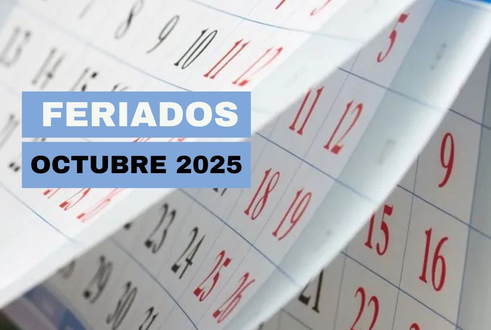 Cuándo es el feriado de octubre de 2025 y qué pasa con el viernes 10