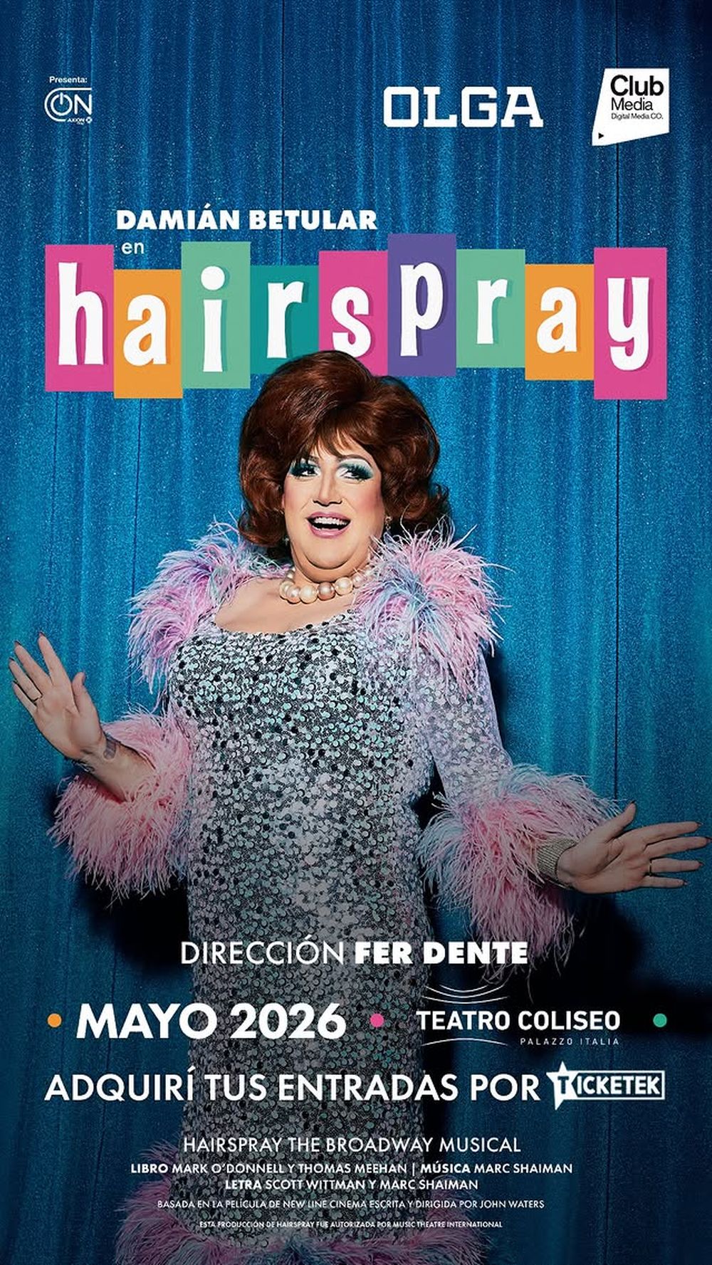 El debut actoral de Damián Betular en el musical Hairspray: la ...