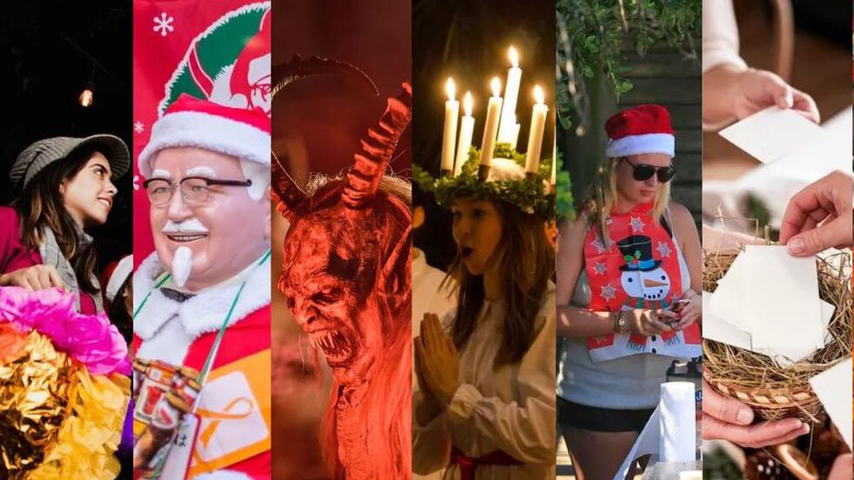 Los siete países con las tradiciones navideñas más insólitas