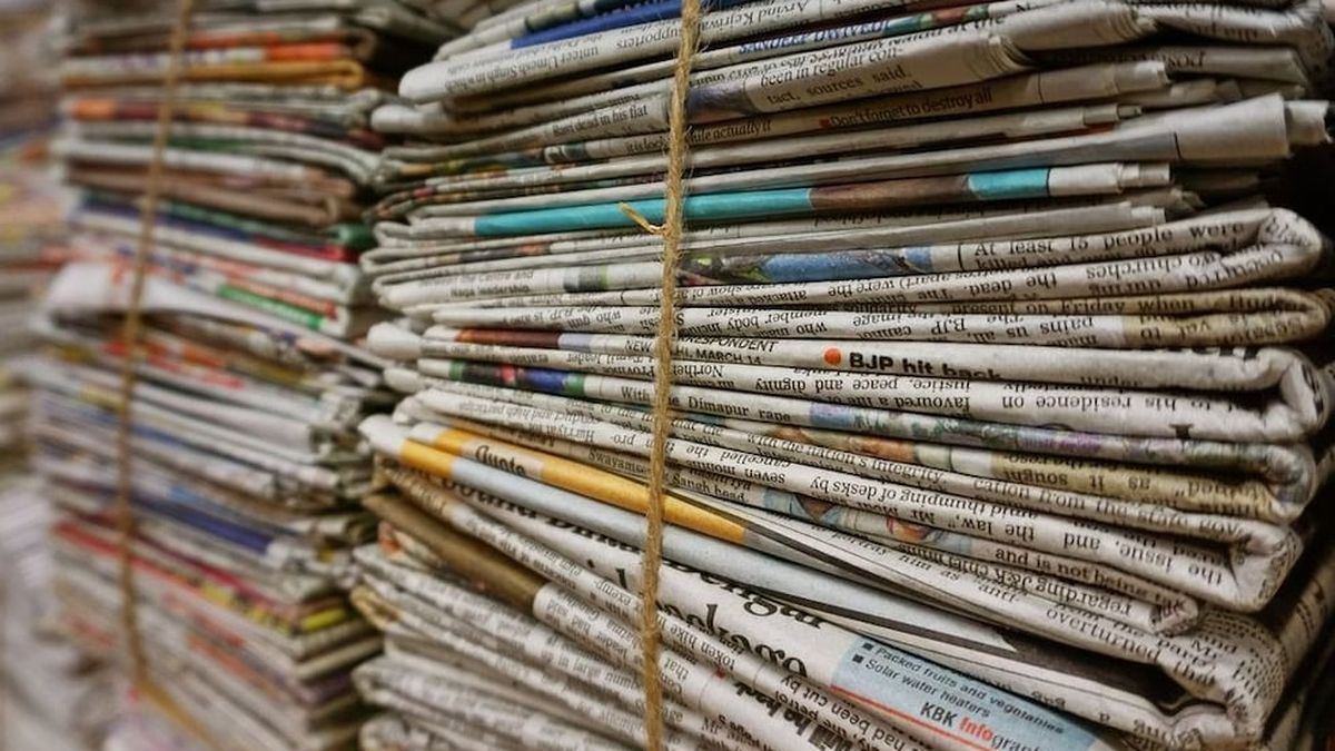 Recicla los papeles de diario y conviértelos en esta idea creativa para ...