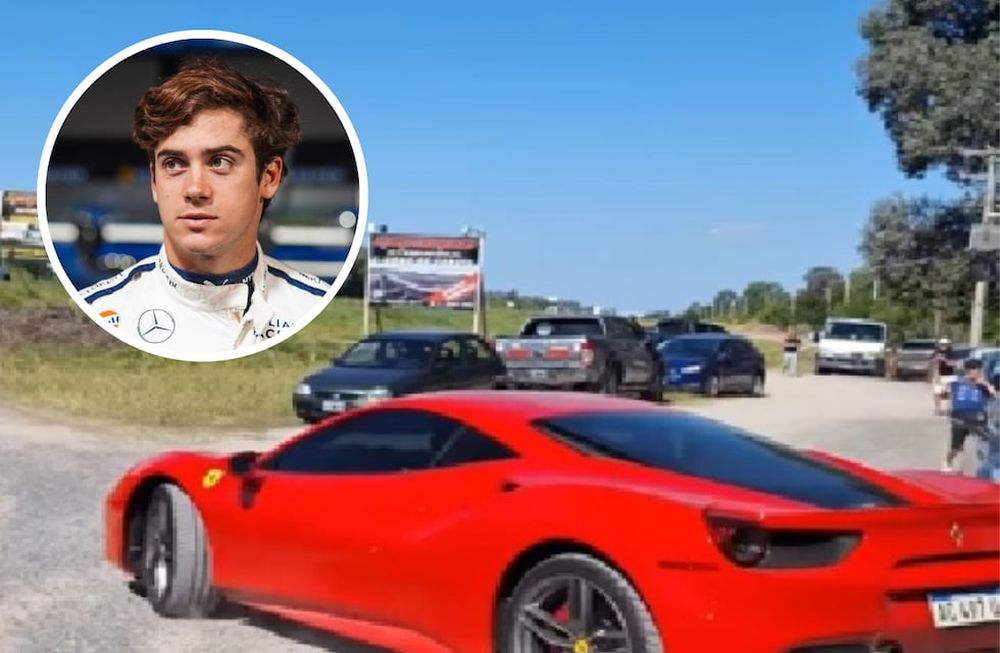 Furor por Franco Colapinto: cuánto cuesta la Ferrari con la que llegó ...