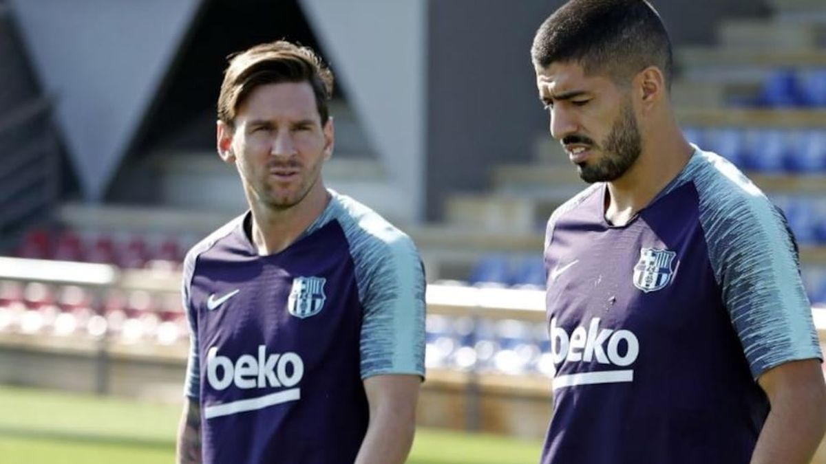 Messi, con nuevo look