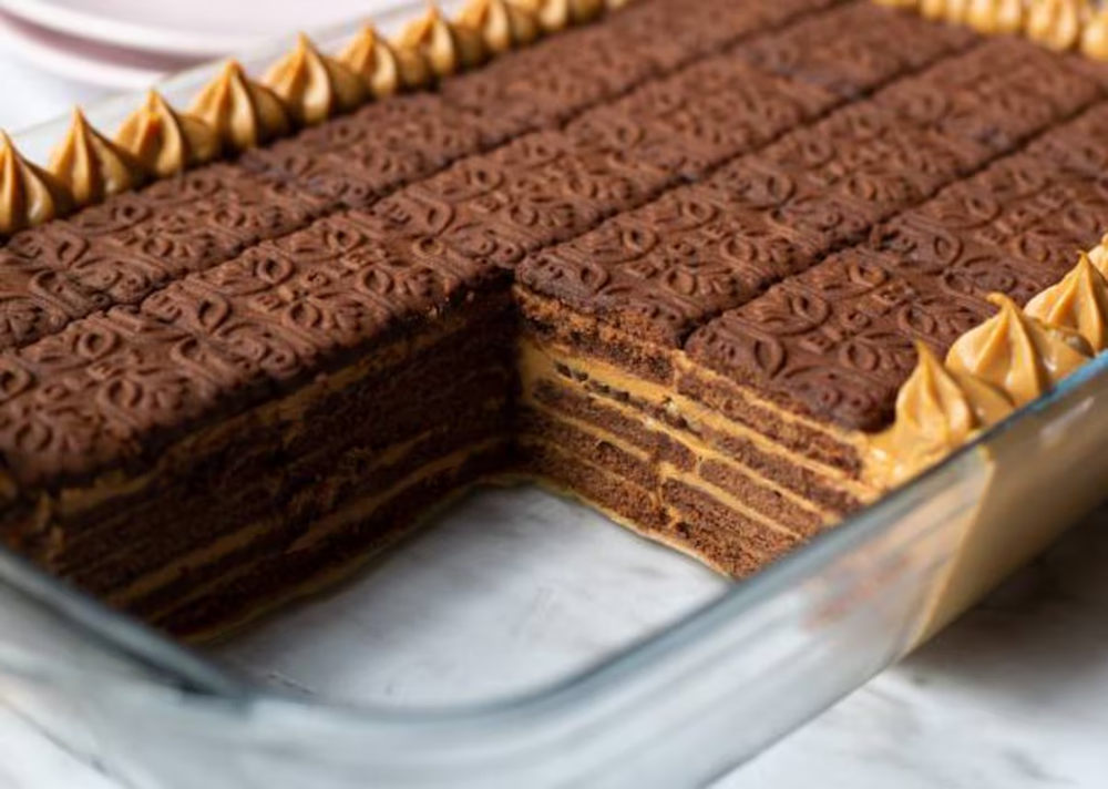 Chocotorta exprés con 4 ingredientes y lista en 3 minutos